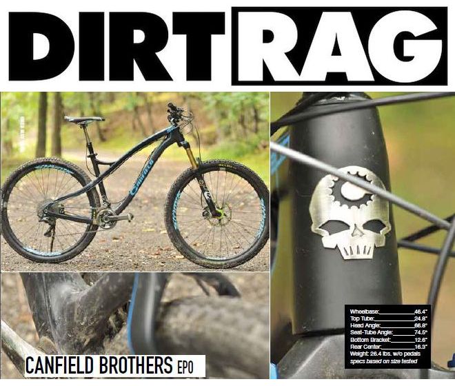 Canfield Brothers EPO Review: Dirt Rag – Canfield Bikes