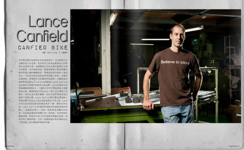 Lance Interviewed at the Factory – Canfield Bikes